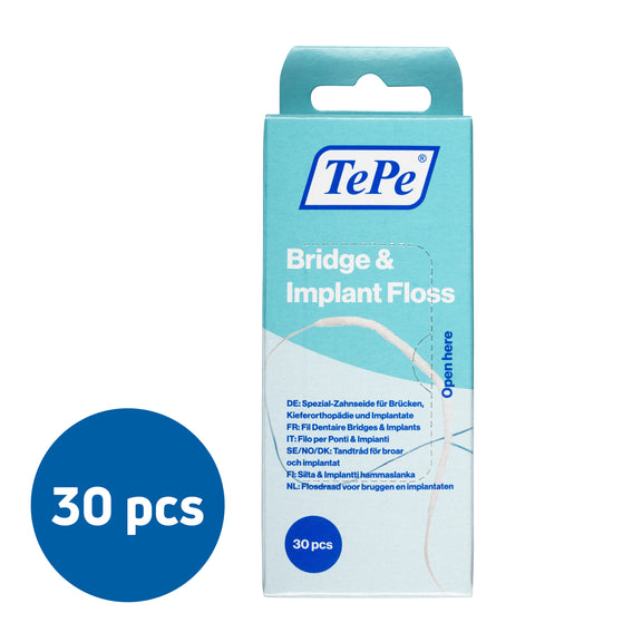TePe® Bridge and Implant Floss – TePe AU