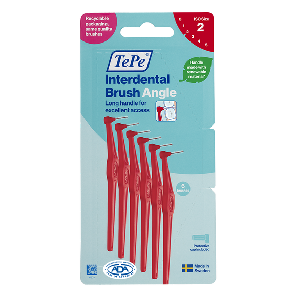 TePe® Interdental Brushes - Angle™ New Cardboard Pack – TePe AU