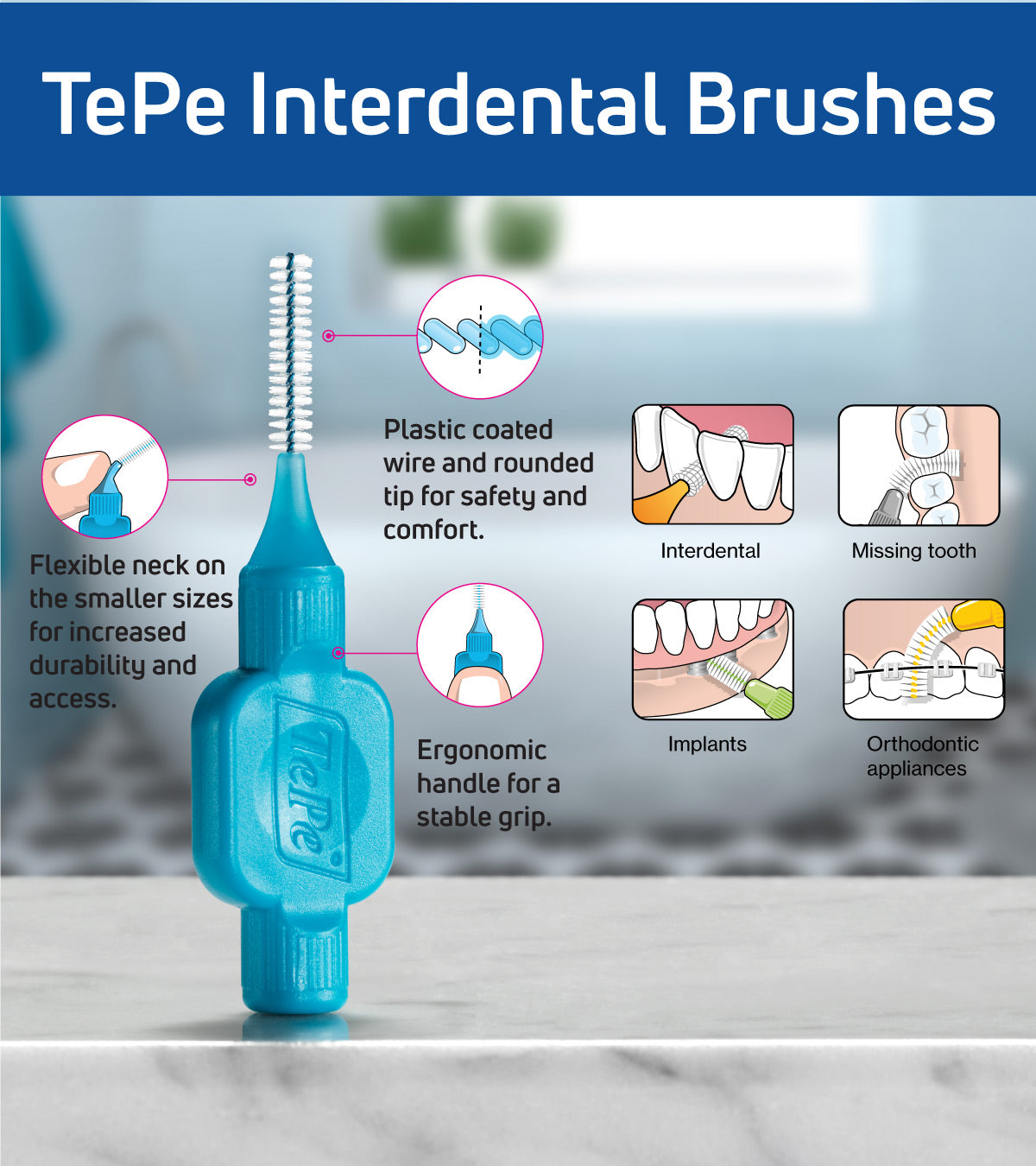 TePe® Interdental Brushes - Extra Soft – TePe AU